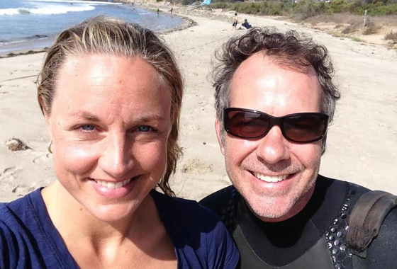 Catherine Garceau and Philip Warbasse Malibu 2013